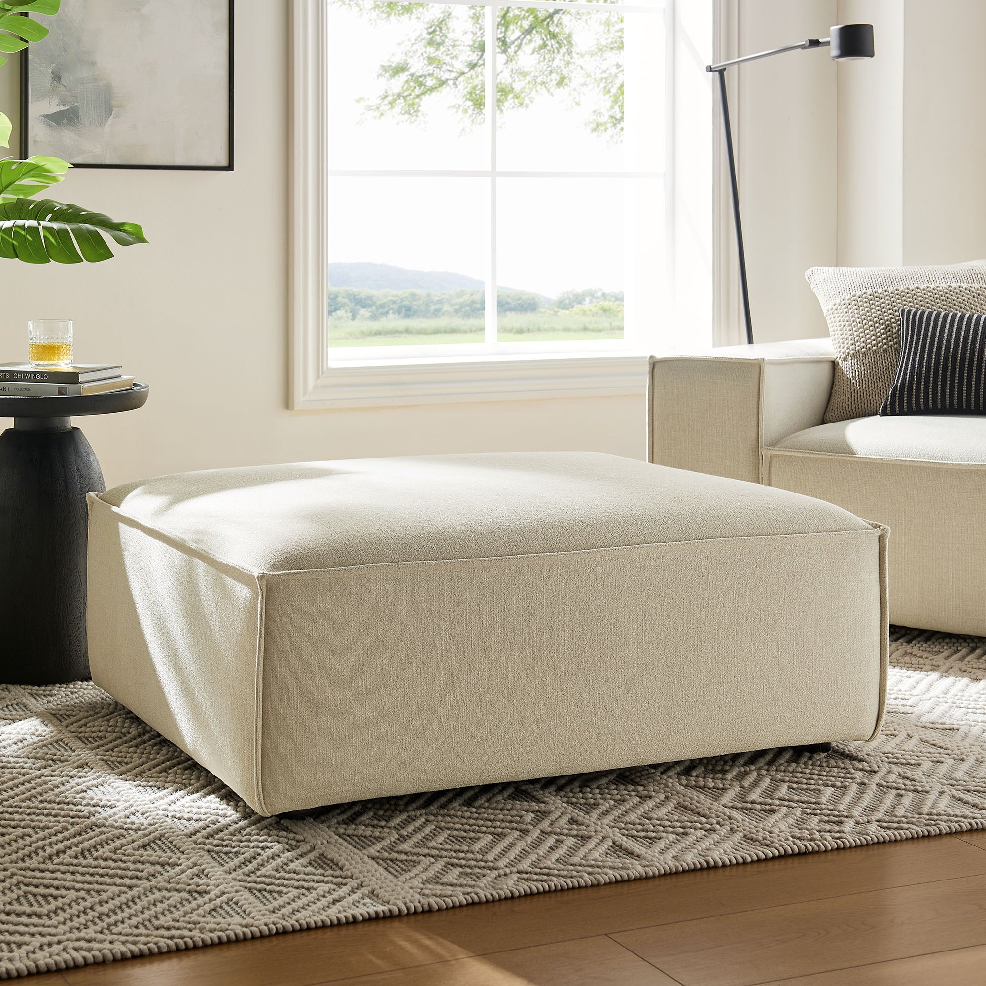 Restore Performance Fabric Upholstered Modular Ottoman – Modway