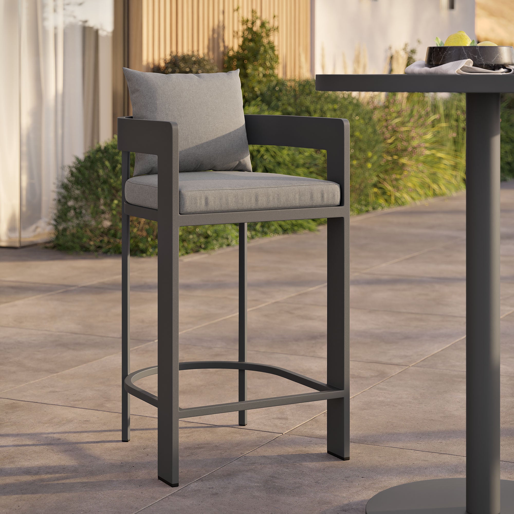 Tahoe Outdoor Patio Aluminum Bar Chair – Modway