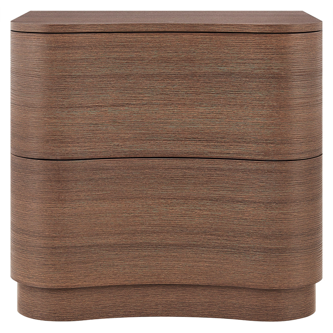 Mirae 2-Drawer Curved Nightstand